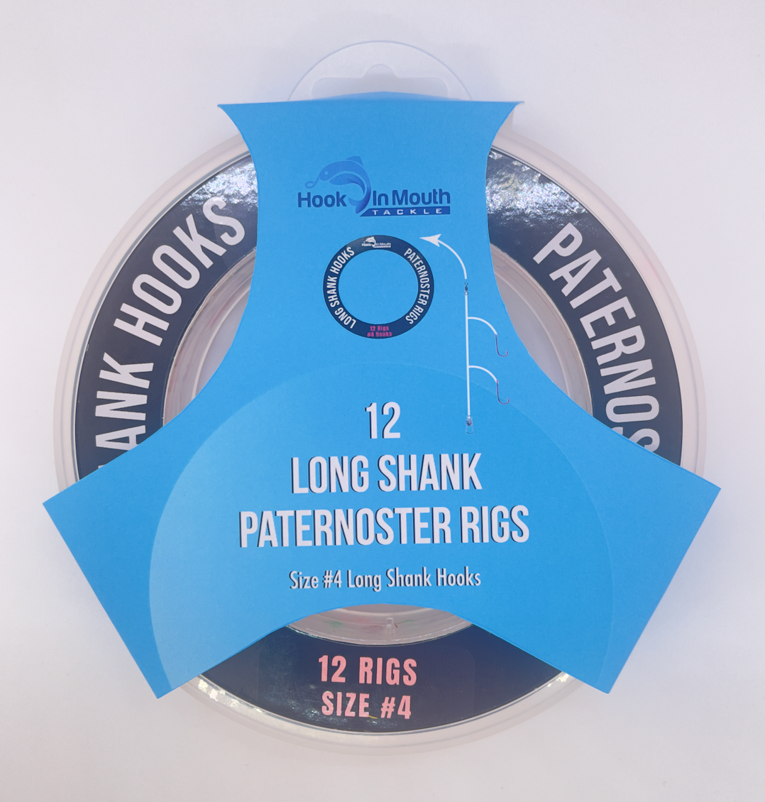 Spooled Whiting Long Shank Paternoster Rigs 15lb x 12 Rigs – Hook in ...